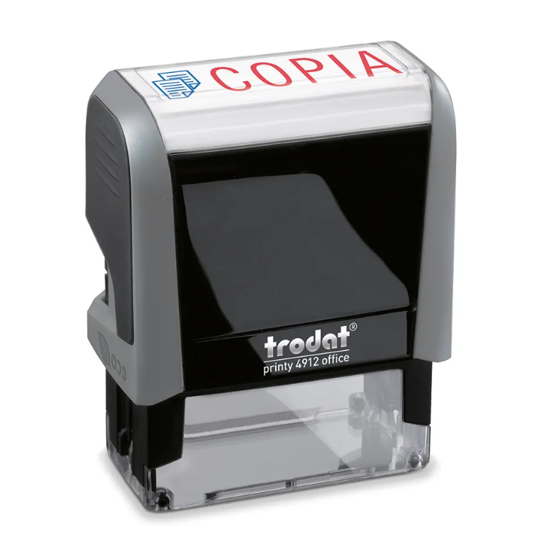TRODAT PRINTY 4912 Timbro da Ufficio “COPIA” Blu-Rosso ...